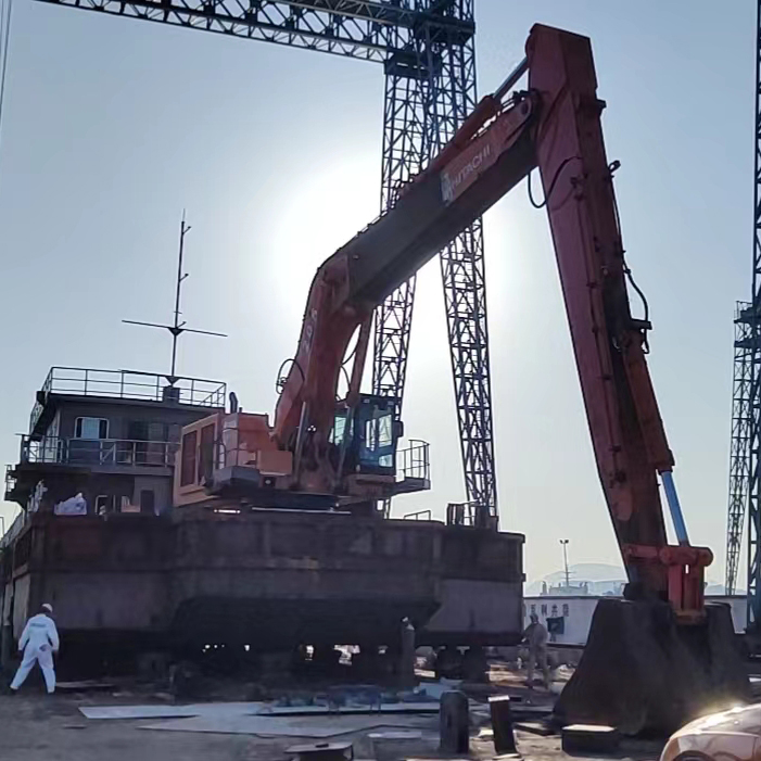 EX1200 Super Excavator Long Reach Boom Retrofit Marine Excavator ...